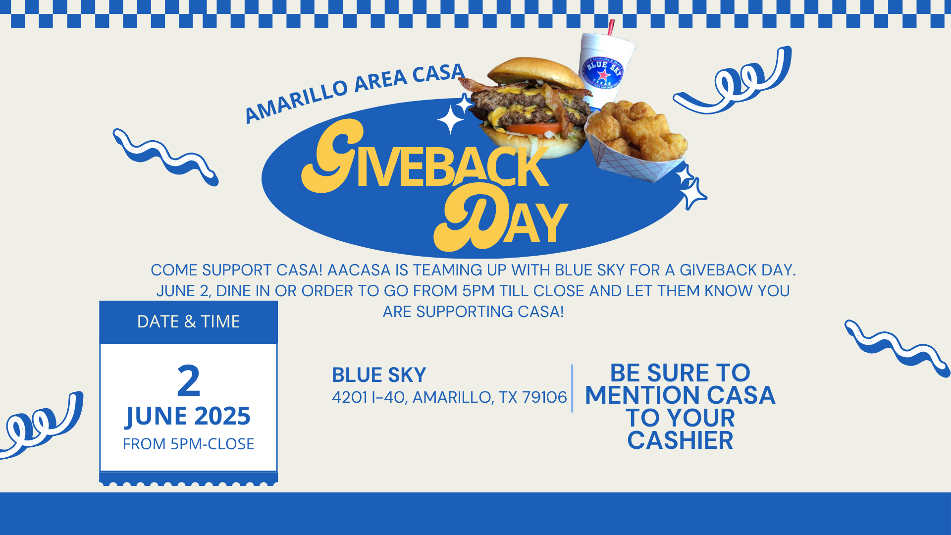 BlueSky Giveback Event - Amarillo Area CASA